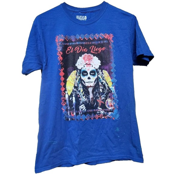 Dia De Los Muertos | Shirts | Dia De Los Muertos Tshirt Size Xl Skull ...